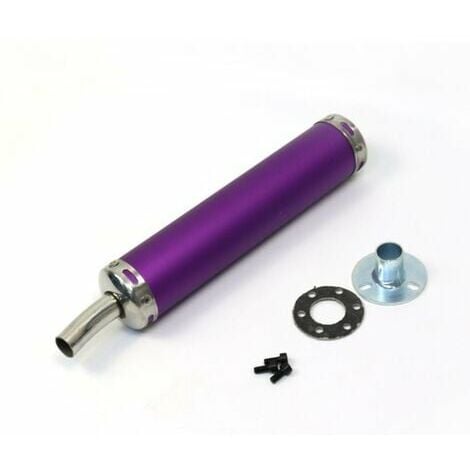 Exhaust Pipe Muffler, 20mm/0.8in Stainless Steel Exhaust Muffler 2 ...