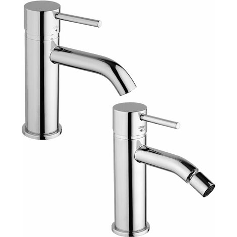 Paini Rubinetterie Set bagno miscelatori bidet e lavabo COX KITCOX1