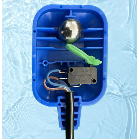 Interrupteur à flotteur, câble automatique 2 m, adapté au commutateur de niveau du réservoir d ...
