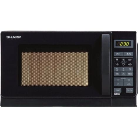 Sharp R-642BKW Superficie piana Microonde combinato 20 L 800 W Nero