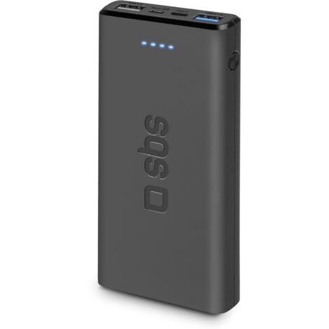 SBS Power bank 10.000 mAh extra slim con porta USB 2.1A Intelligent ...
