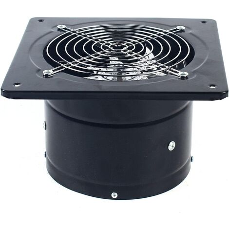 Ventilador de baño 180 mm Extractor metálico Ventilador de tubo ...
