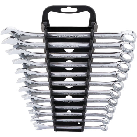 Draper Expert HI-TORQ 12 Piece Metric Combination Spanner Set 8 - 19mm ...