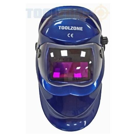 Toolzone Blue Auto Darkening Welders Helmet WH010B