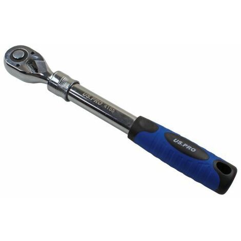US PRO 1/2" Drive Extendable Ratchet 12" - 18" 310mm - 440mm 4155