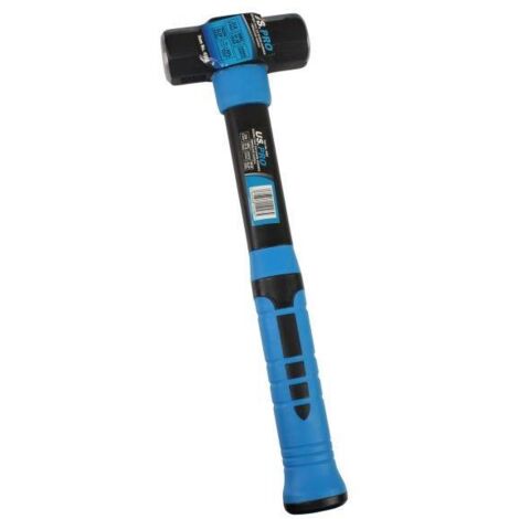 US PRO Double Faced 2Lb sledge Hammer with TPR Handle Rubber Grip 1667