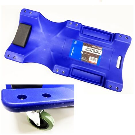Toolzone Plastic Mechanics Creeper 40 Low Profile Workshop Garage AU290