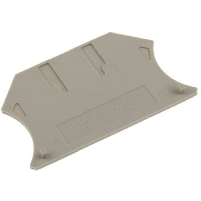 Weidmuller wap 2.5-10 piastra terminale wa beige 1,5 mm 1050000000