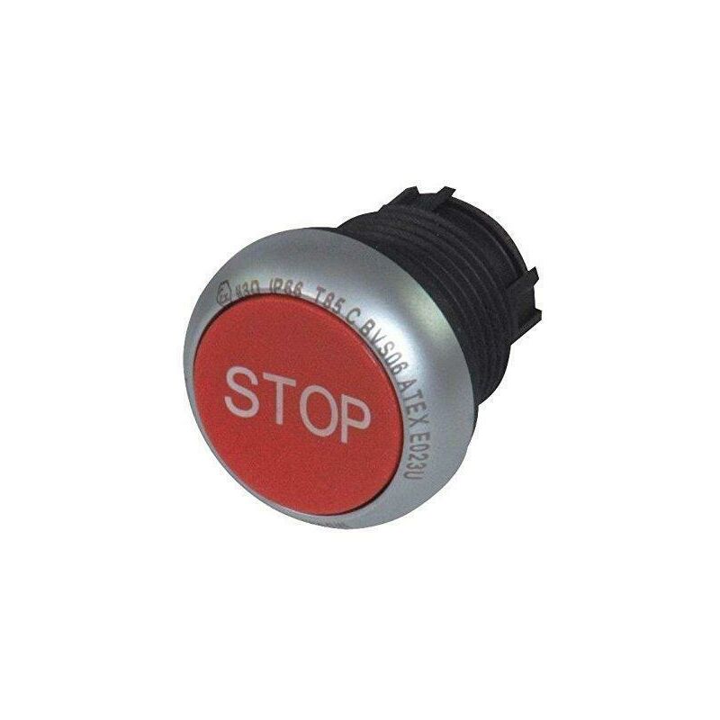 Eaton m22-d-r-x0 pulsante filo ghiera piatto non luminoso 216605