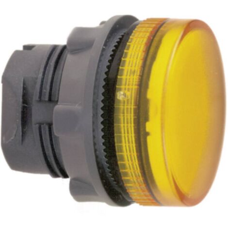 Schneider testa con gemma liscia per lampada spia rossa led zb5av043
