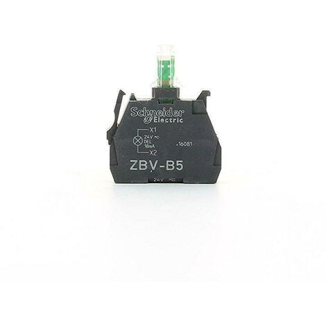 Schneider elemento luminoso con led arancione 24v da associare con ...