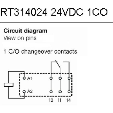 Weidmuller rele estraibile 24 vdc rt314024 24vdc 1co 8630780000