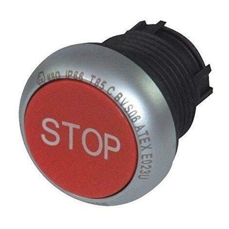 Eaton m22-d-r-x0 pulsante filo ghiera piatto non luminoso 216605