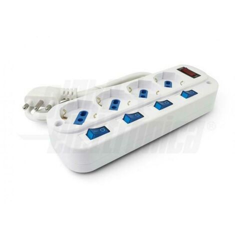 Alpha elettronica presa multipla sp16a a 4bp 10/16a int sing.presa 23 ...