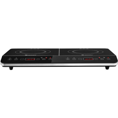 Table de cuisson à induction double 3400 W