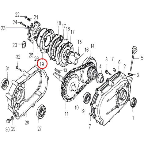 Disco de presión HD pieza de repuesto para embrague en baño de aceite ...