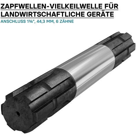 Eje estriado toma de fuerza C2 300mm eje dentado eje transmisión aperos ...