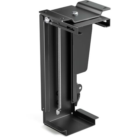 Wiltec Soporte de ordenador bajo mesa ajuste continuo ancho y altura ...