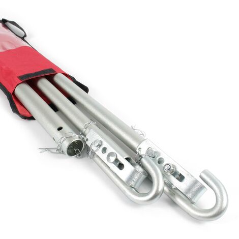 XPOtool Barra de remolque 3 piezas hasta 2000 kg remolcar vehículos ...