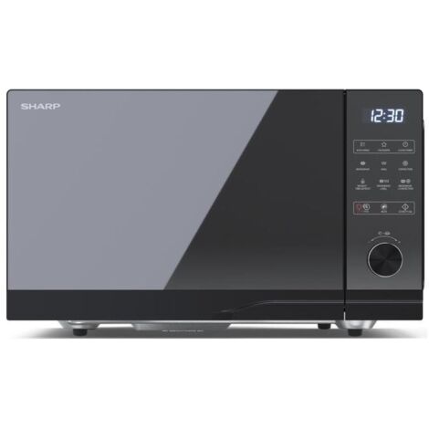 Sharp YC-GC52BE-B Microonde Combinato 25L 900W con Grill e Convezione Nero