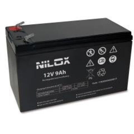 Nilox Batteria UPS 12V 9Ah Ermetica al Piombo Modello 17NXBA9A00001T