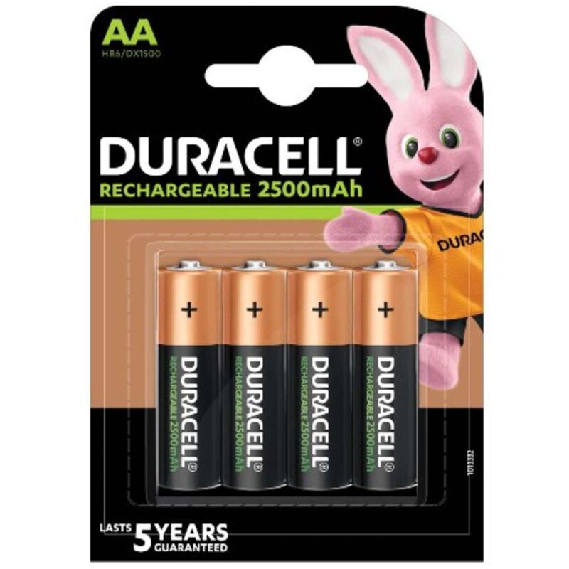 Batterie Ricaricabili Stilo Aa 2500Mah Conf. 4Pz