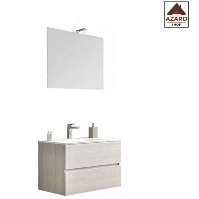 MOBILE BAGNO NEW SPLASH 80 SOSP. ROVERE GRIGIO