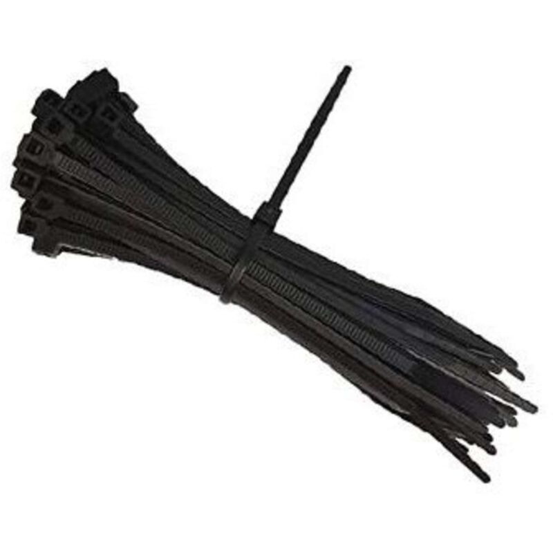 Fascette Elettricista Nylon 2,5X100Mm - 100Pz - Nero
