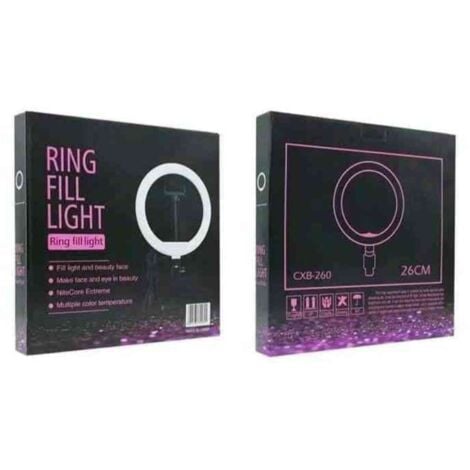Anello Da Illuminazione Ring Fill Light 10" 26Cm Led (Cxb-260)