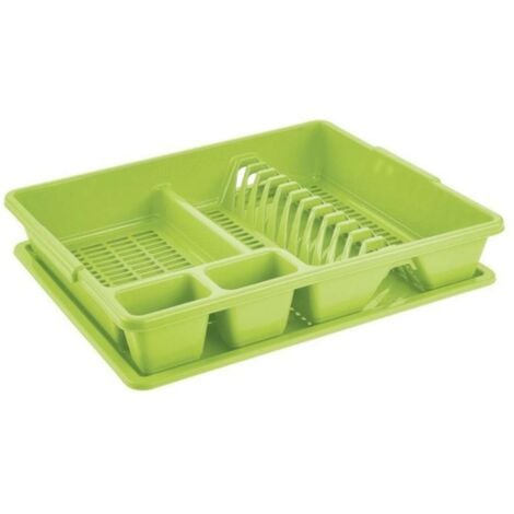 Scolapiatti Con Vassoio 47X38Xh8.5 Cm Lime