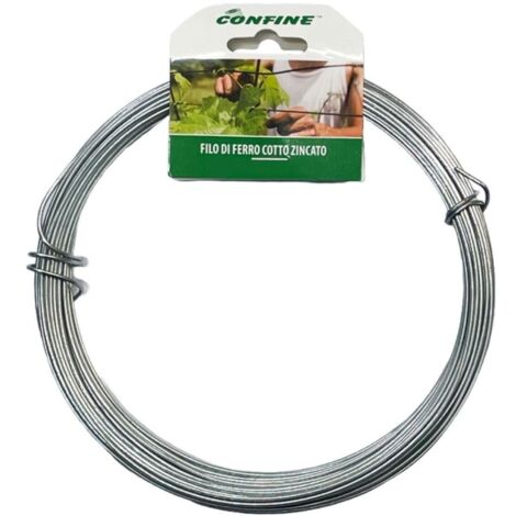 Filo Di Ferro Cotto Zincato Ø Filo Mm.1,50 Mt. 15