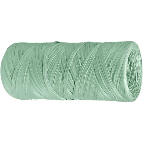 RAFIA SINTETICA A CONETTI COL. VERDE gr.200 - 8 kg