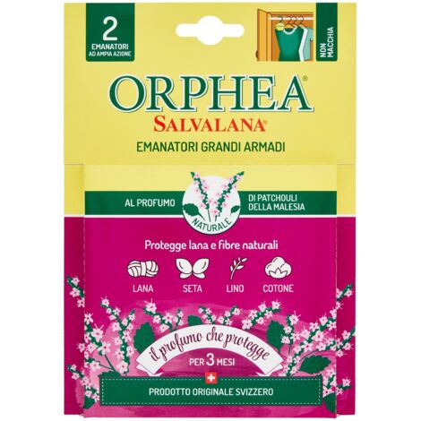 ANTITARME SALVALANA GRANDI ARMADI ORPHEA - PATCHOULI CF=PZ 2 - 6 confezione
