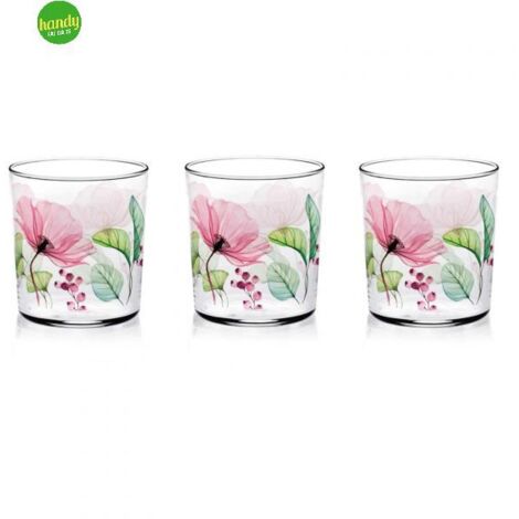 Set 3 bicchieri Cerve conic soffio 360cc