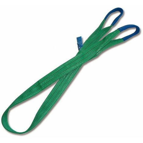 Cinghia di Sollevamento Verde Portata 2000 Kg mm. 60X5 mt.