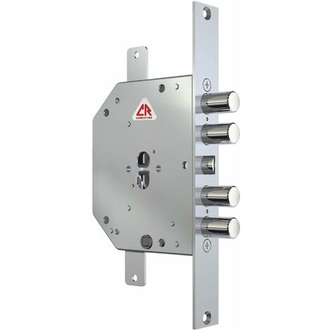 Serratura Porta Blindata con Scrocco e 4 Catenacci Entrata 60 mm Mano ...