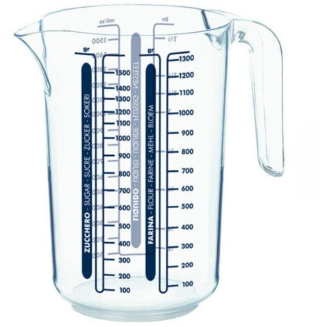 Caraffa Graduata Olimpia Piccola Ø cm: 10X13 H lt. 0,75