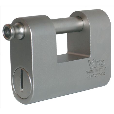 Viro serie Monolith art 4144 lucchetto monoblocco in acciaio base 87 mm