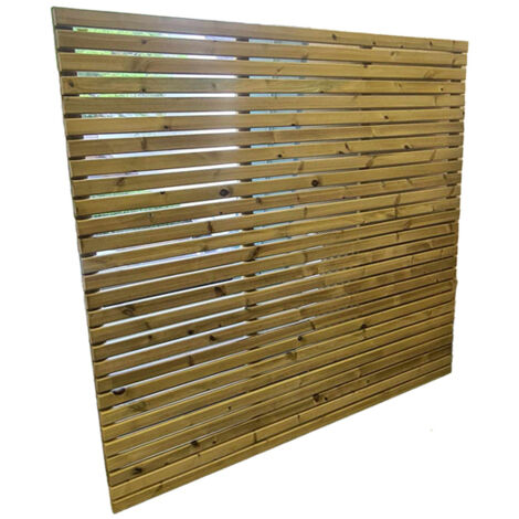 Wooden Garden Contemporary Fence Panels 6X5 (Width Ft X Height Ft)
