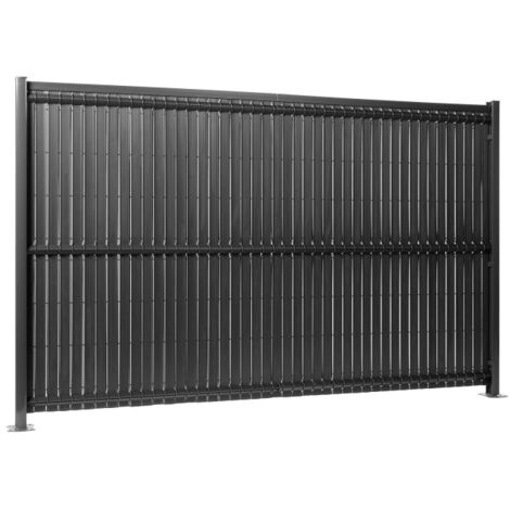 Kit occultation lattes PVC pour panneau rigide maille 55 H 1m23 L 2m50 ...