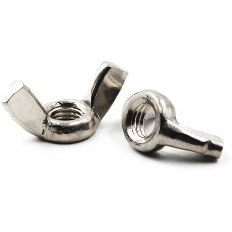 M4 Stainless Steel 304 Butterfly Wing Nut Set, Hand Twist Reinforce ...