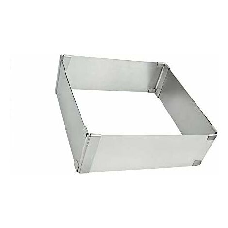 Stainless Steel Rectangular Pastry Frame Expandable Rectangular Pastry ...