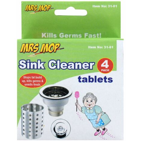 Shiny Sink Cleaner Kills Germs Smell Fresh Clean Sparkle Toilet Tablets