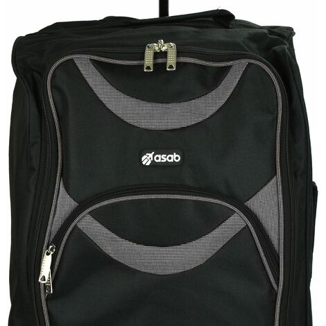 EZ WHEELED HAND LUGGAGE TROLLEY SMALL FLIGHT TRAVEL BAG CABIN SUITCASE ...