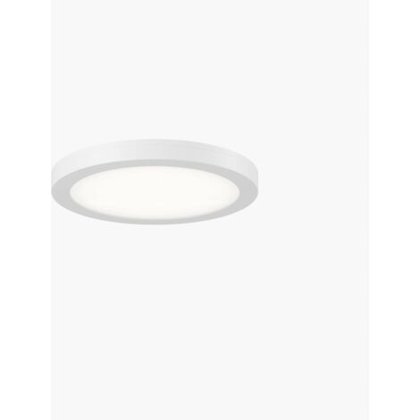 PRIOS Lámpara de techo LED 'Aureka' en Blanco Aluminio