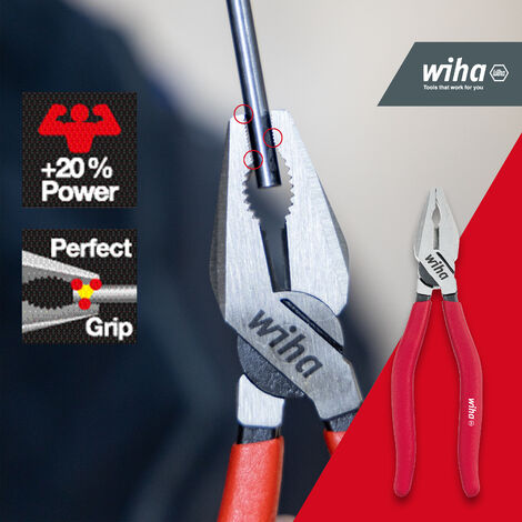 Wiha Zangen Set Classic 3 teilig I Kombizange mit DynamicJoint® und ...