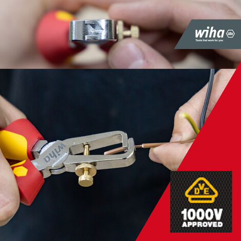 Wiha Abisolierzange Professional electric 160 mm I Zange für Elektriker ...