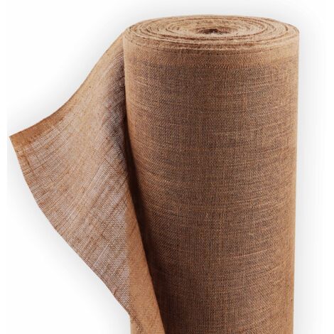 25 m x 1 m tessuto di iuta 305g/m² tappetino di iuta da giardino iuta ...