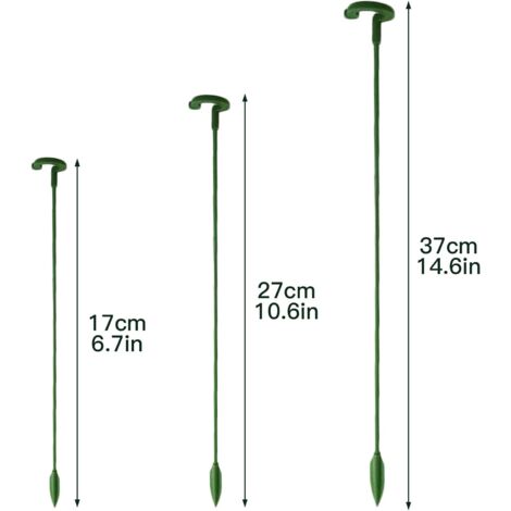 30 Pack Garden Plant Stakes, Single Stems, Flower Stakes, Orchid, Peony ...