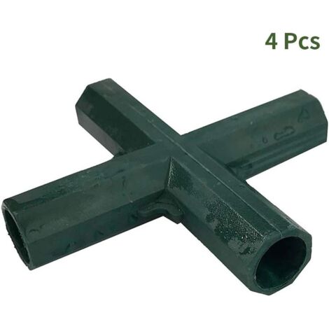 4 Pack Garden Frame Corner Connector 4 Way Pipe Connector Corner ...
